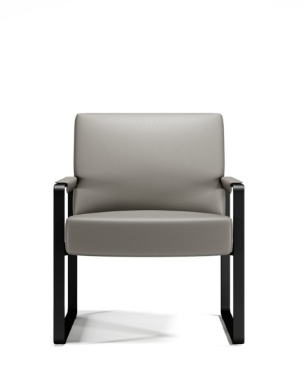Sync Single Seater Genuine Leather Arm Chair | Workspace Furniture ...