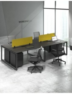 Office Collaborative Desk | Cluster Workstation Desks for Multiple Users