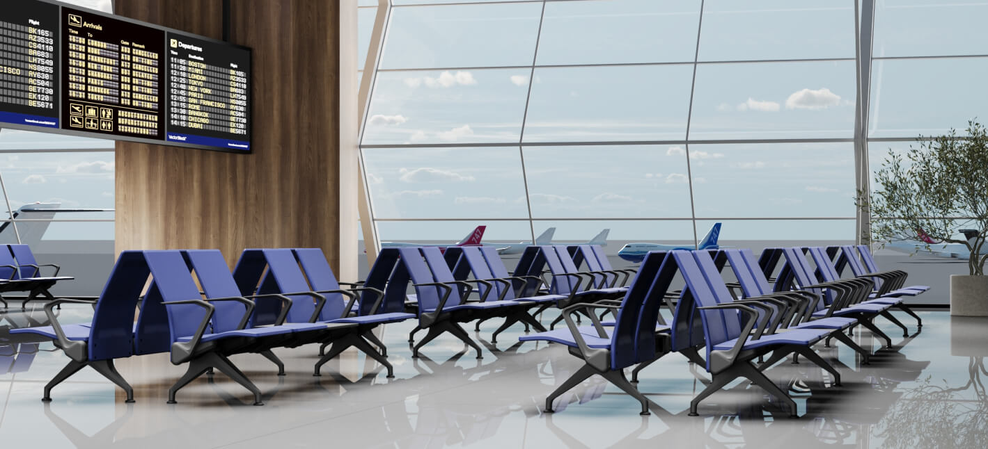 Airport Seating Chairs and Public Benches Supplier in Saudi Arabia