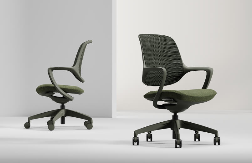 Trio Grey Designer Multi-Purpose Chair