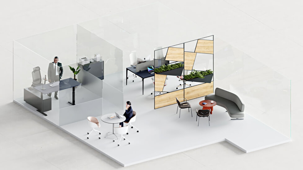 Planning Ideas | Inspirations for New Office Space Furniture Planning ...