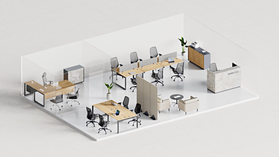 Planning Ideas | Inspirations for New Office Space Furniture Planning ...